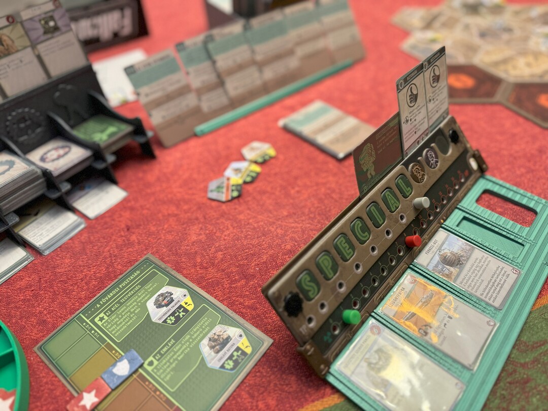 3D Printed Fallout Board Game Accessories | Card Holders, Token Tray ...