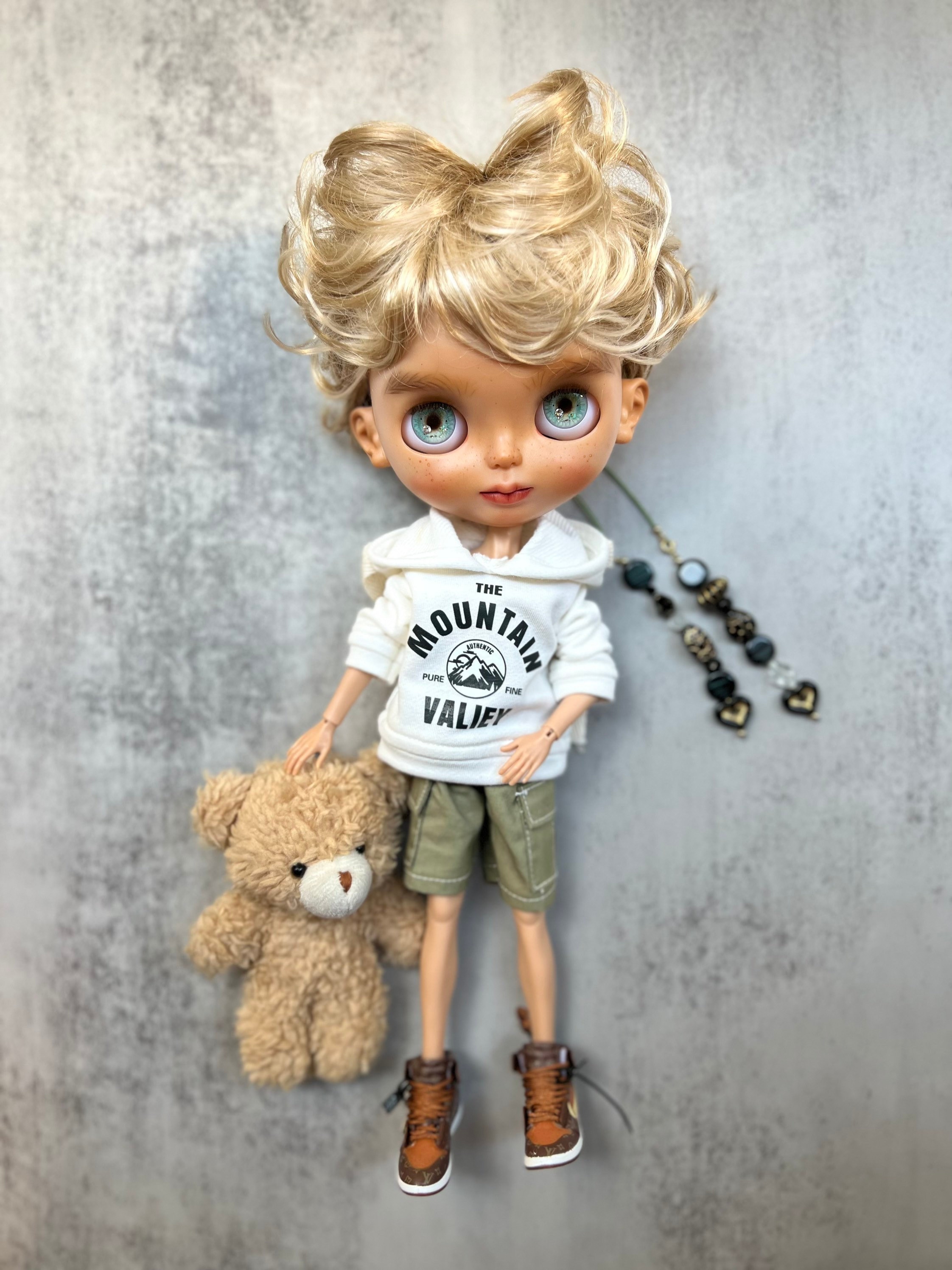 Original Blythe Elegant Ellie custom Boy Blythe Doll, Ooak Blythe ...