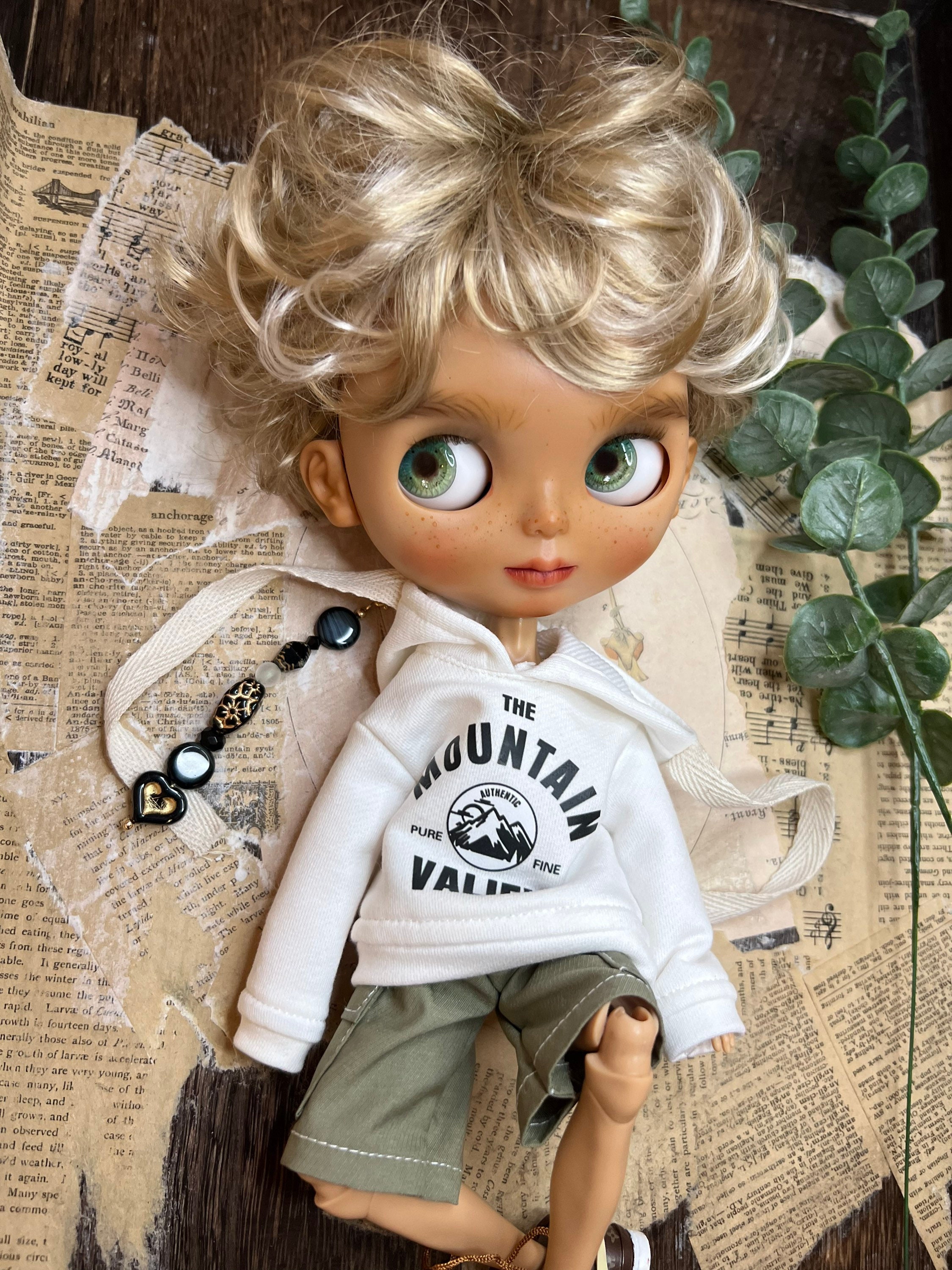 Original Blythe Elegant Ellie custom Boy Blythe Doll, Ooak Blythe ...