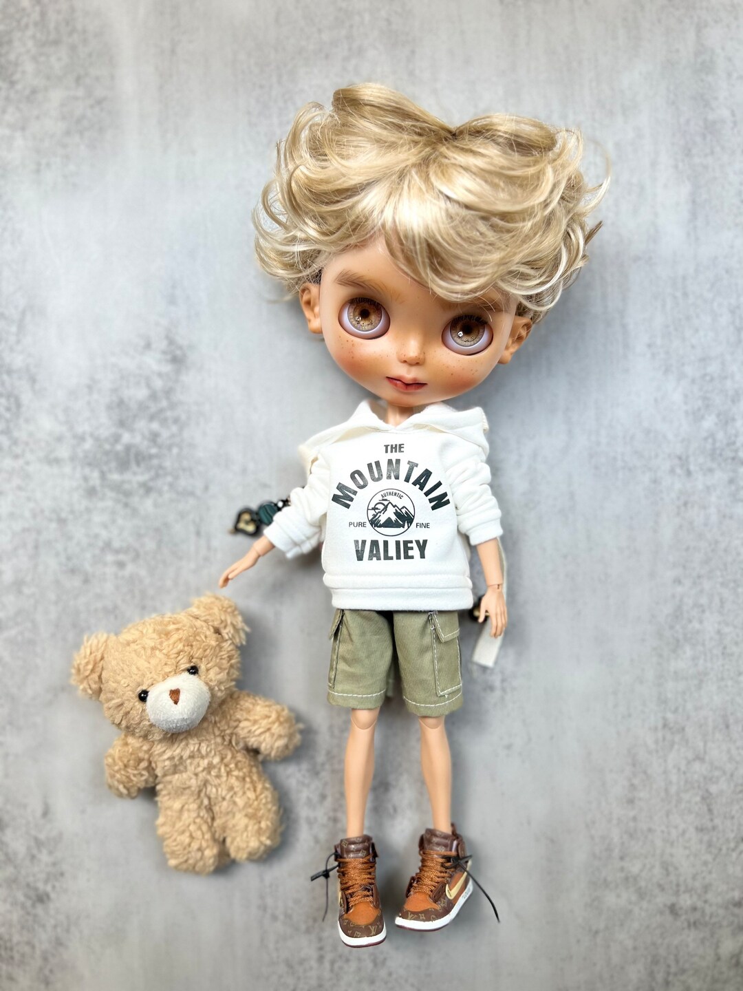 Original Blythe Elegant Ellie custom Boy Blythe Doll, Ooak Blythe ...