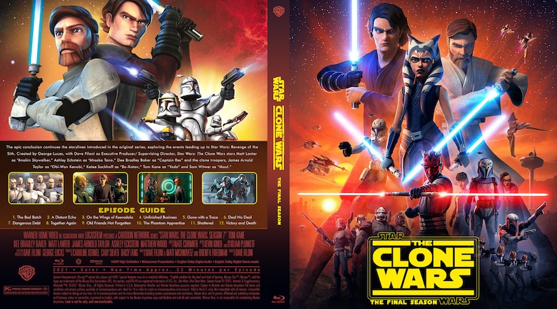 Clone Wars Final Season 7 Bluray 2 Disc Set Region Free - Etsy