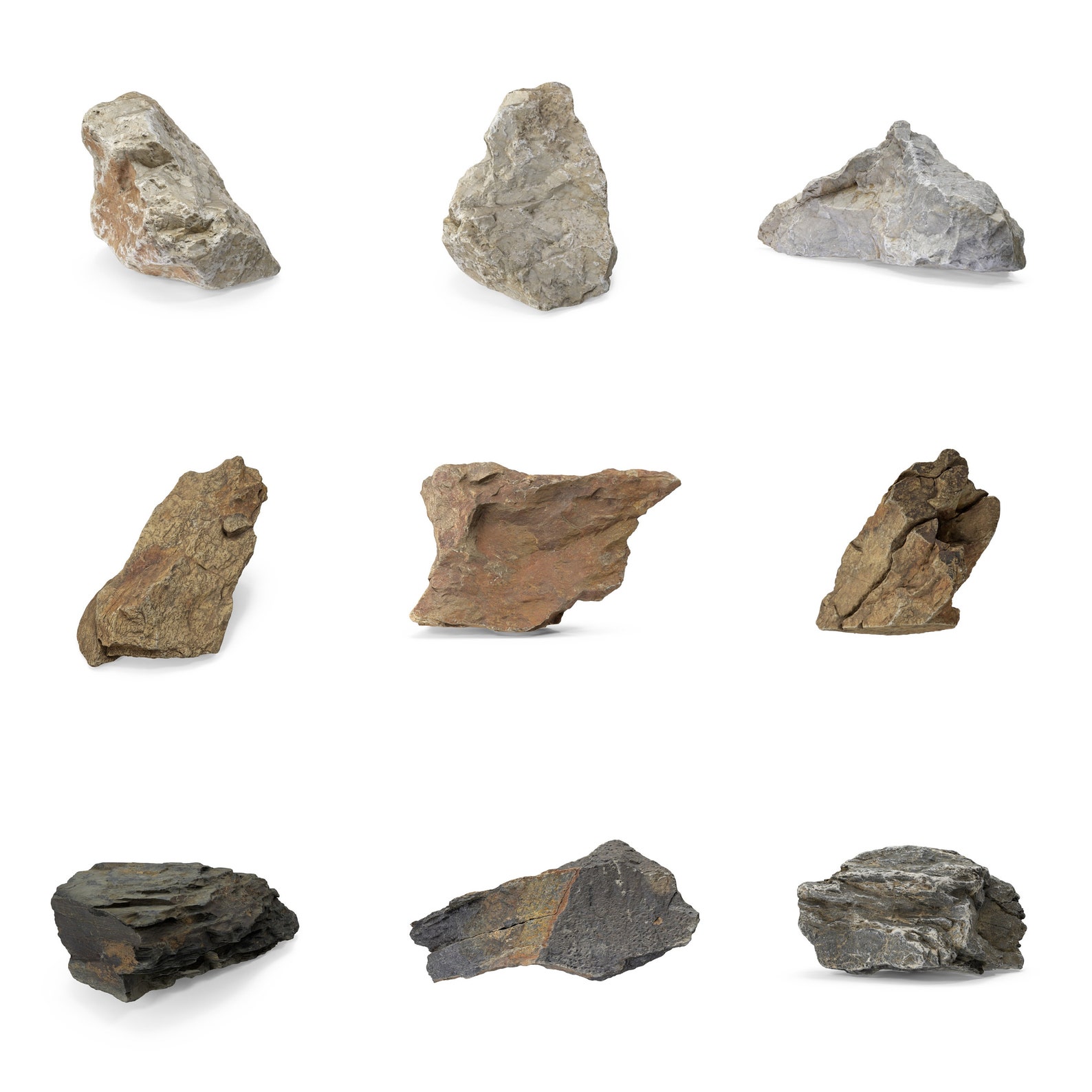 Rock Photoshop Overlays, Photo Overlays Package, Nature Mountain Plants ...