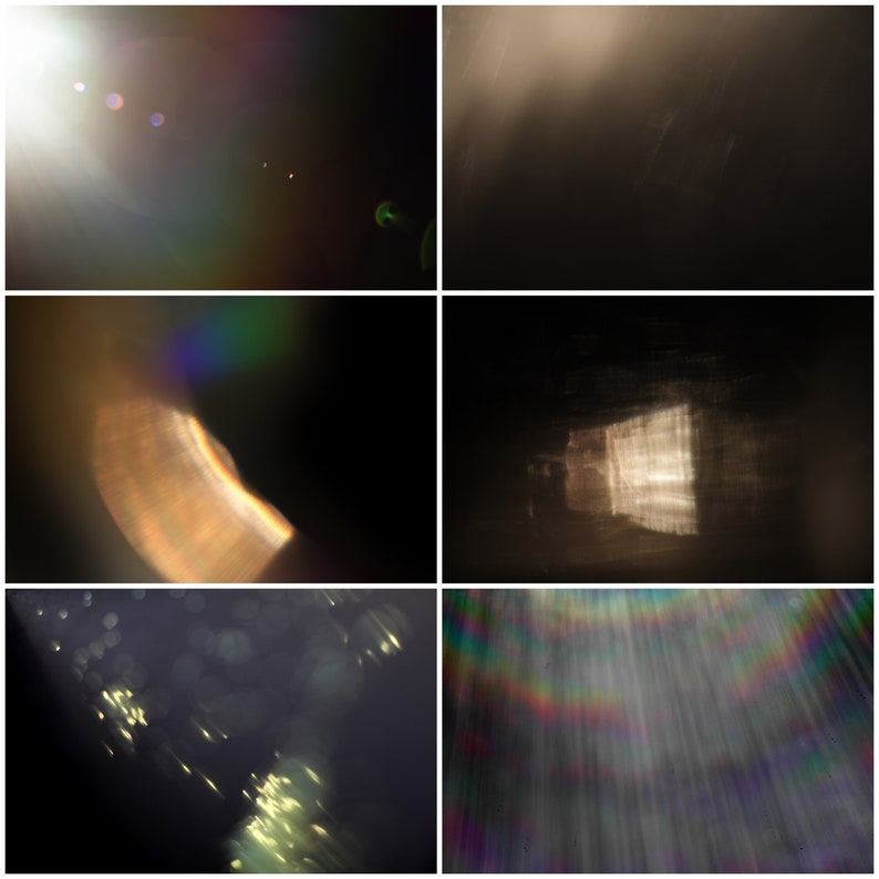 Photoshop Overlays, Lens Flare Photo Overlays Package, Sunlight Sunray ...