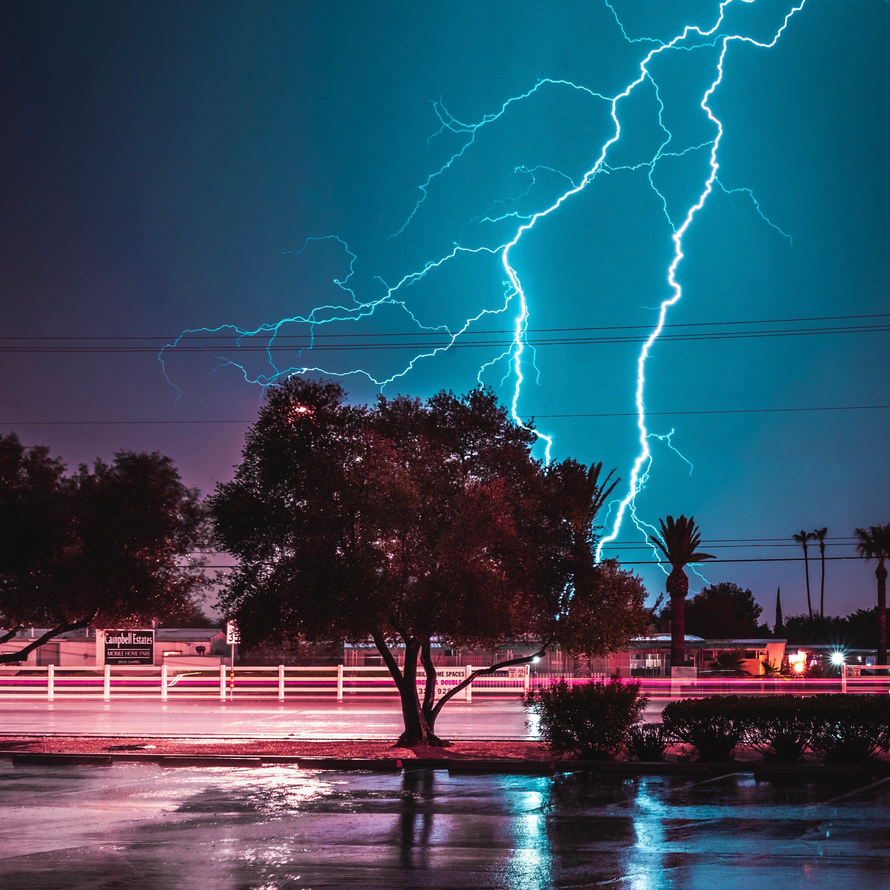 Lightning Photoshop Overlays, Photo Overlays Package, Night Sky Nature ...