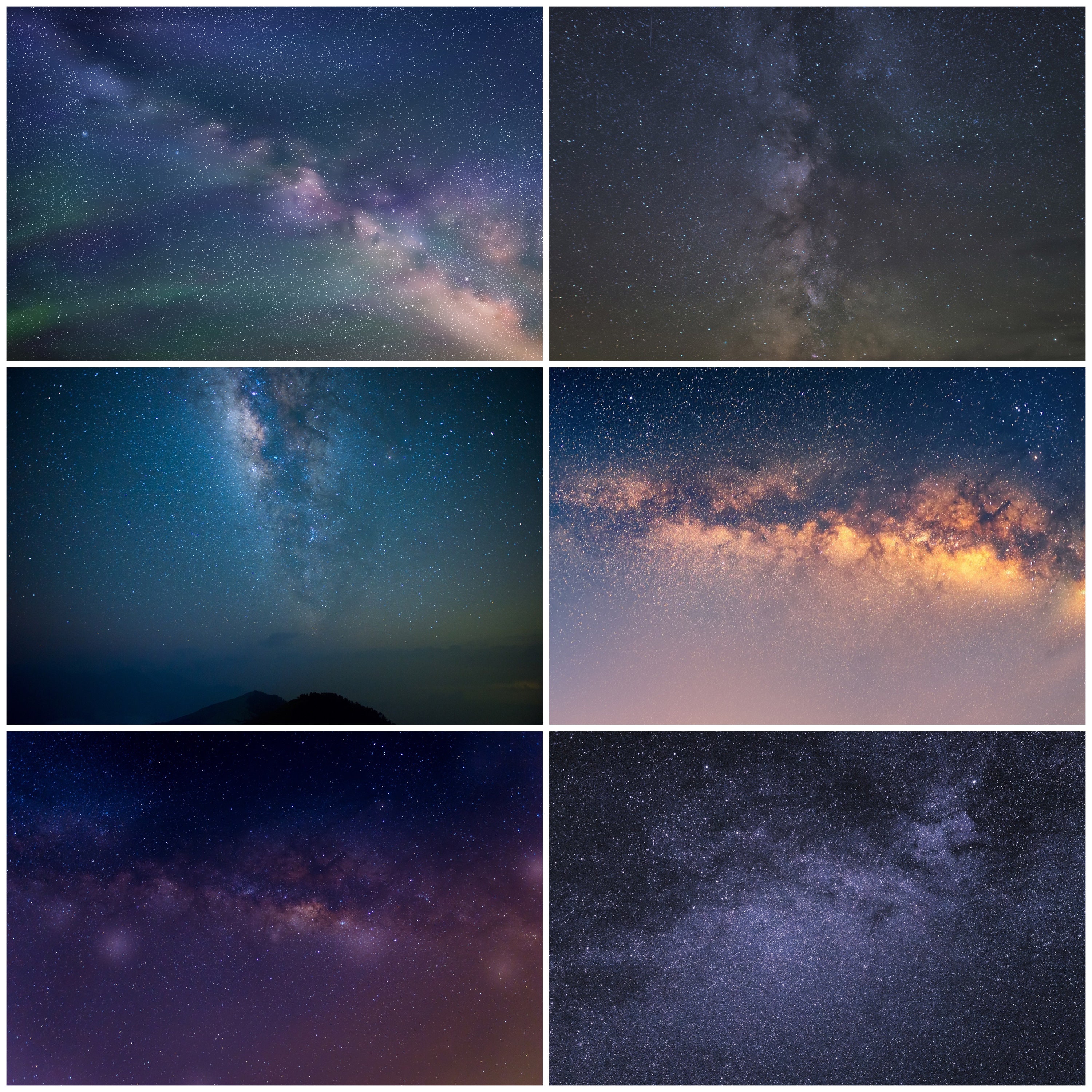 Photoshop Overlays, Starry Night Photo Overlays Package, Stars Moon Sky ...