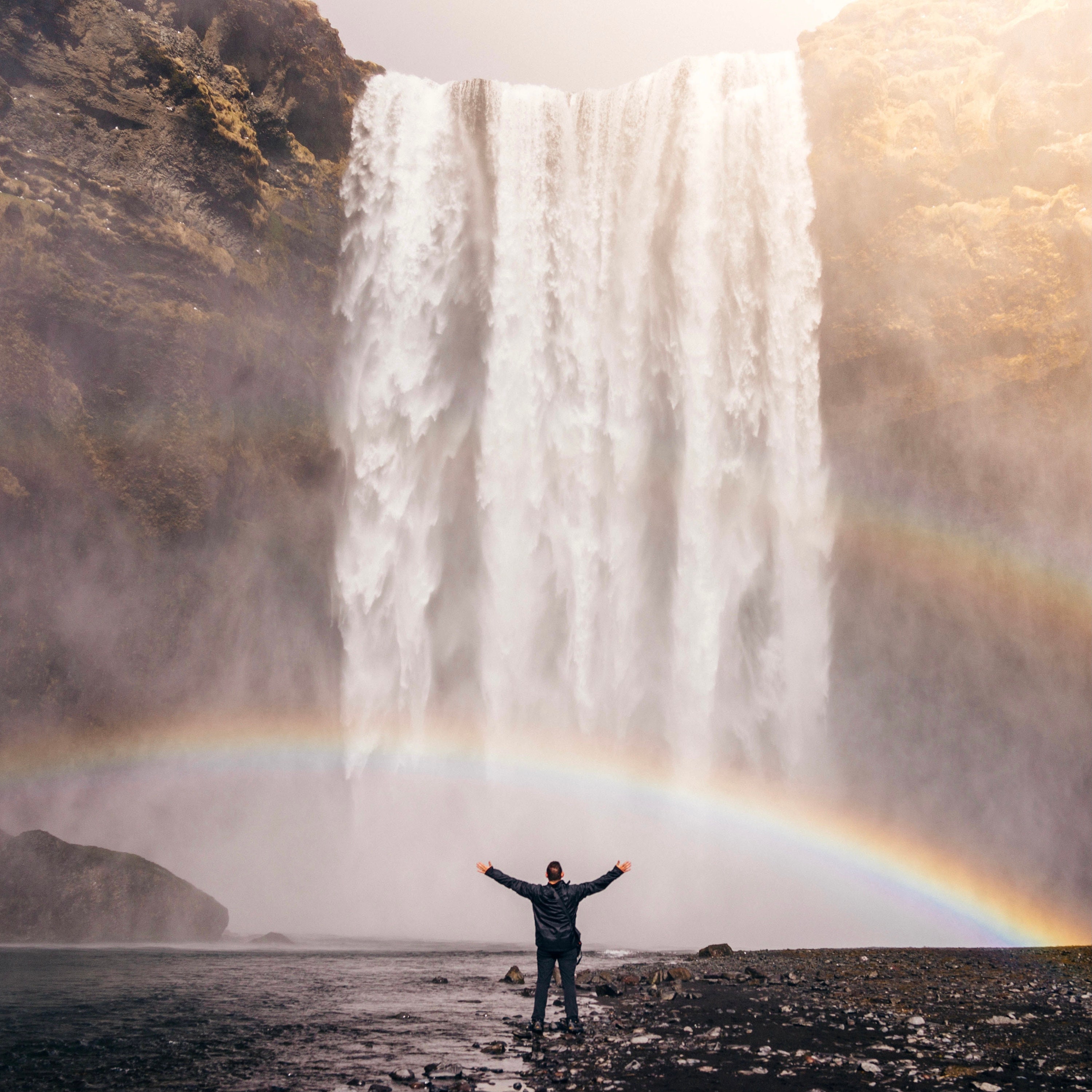 Waterfall Photoshop Overlays, Photo Overlays Package, Nature Landscape ...