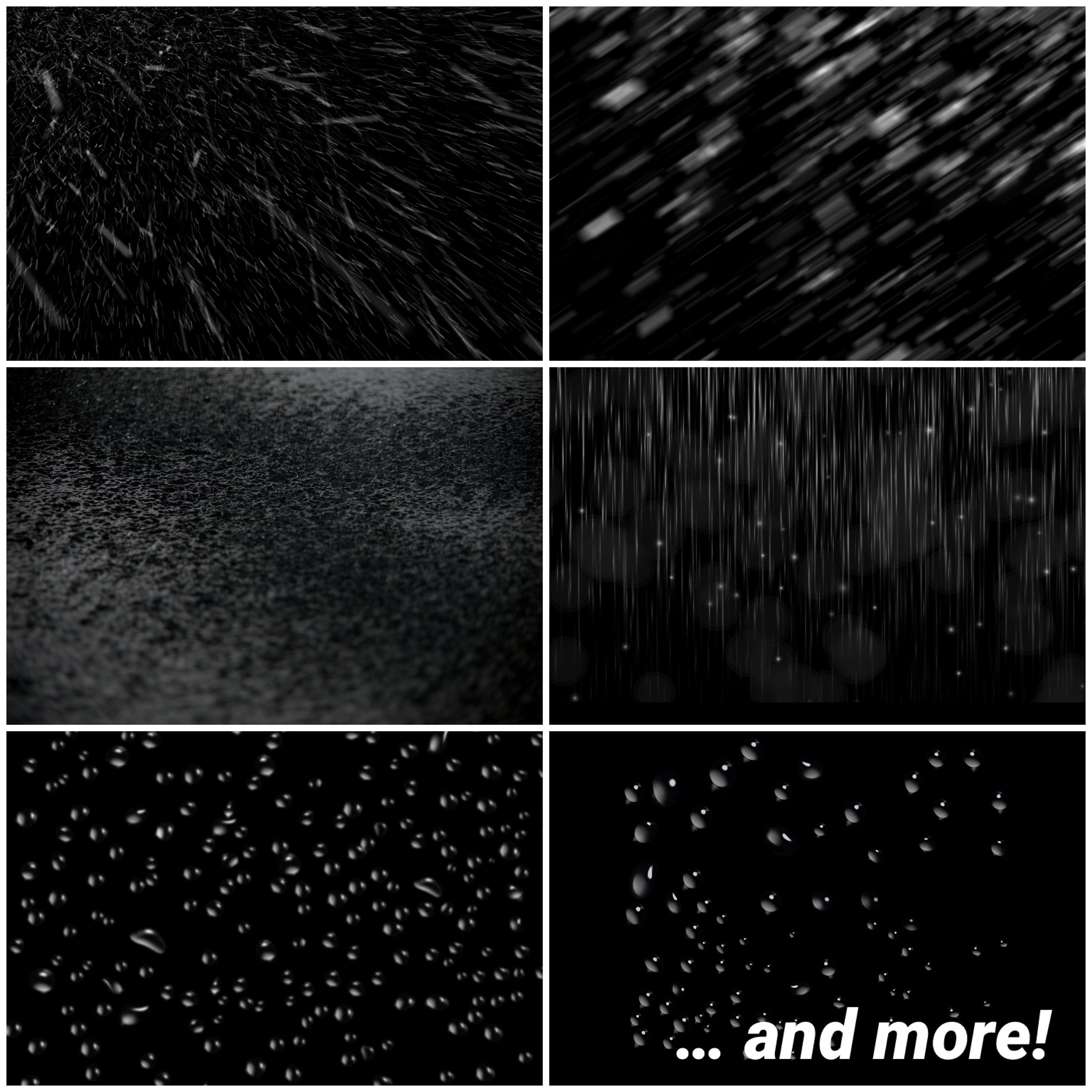 Rain Photoshop Overlays Photo Overlays Package Raindrop - Etsy