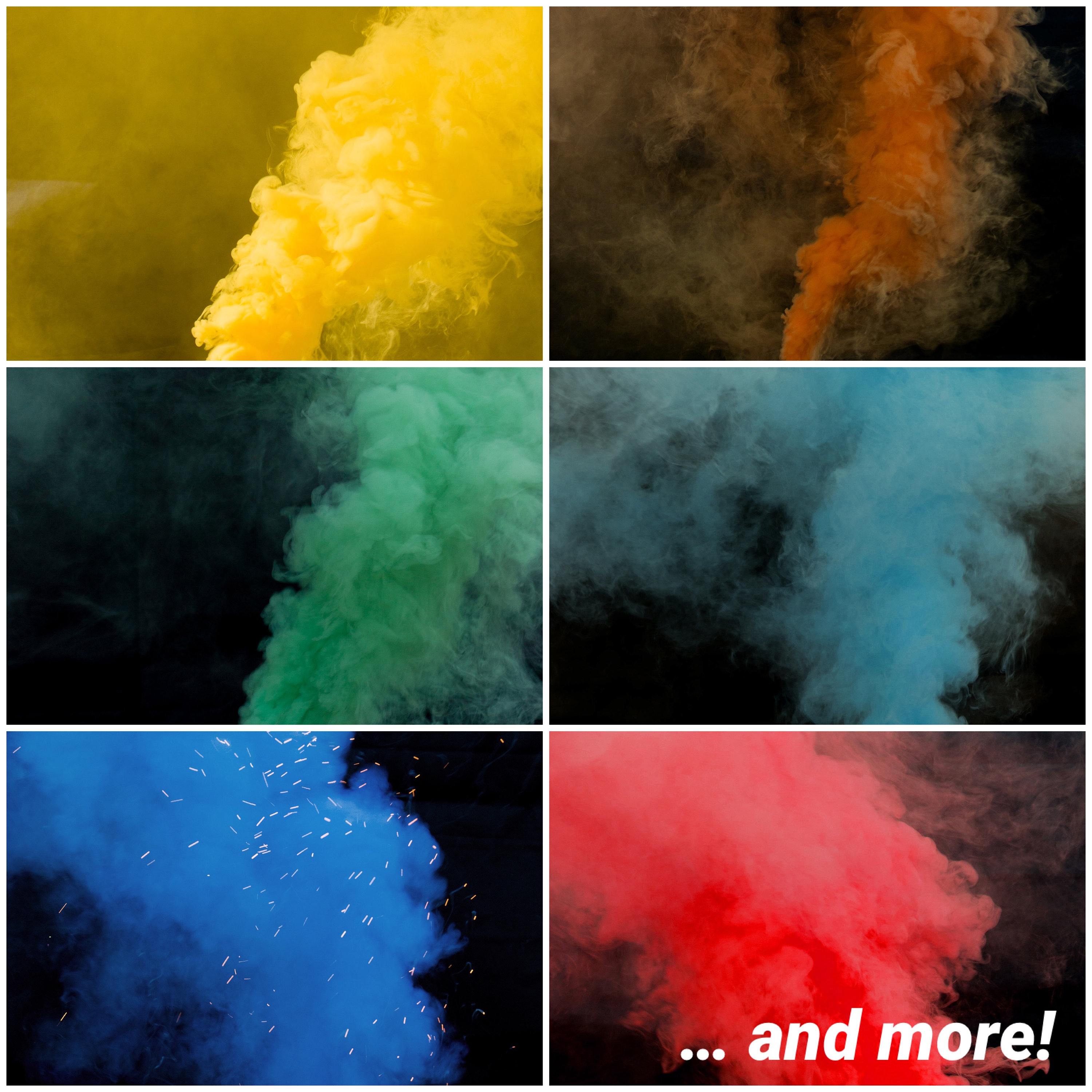Photoshop Overlays Colored Smoke Photo Overlays Package PS - Etsy