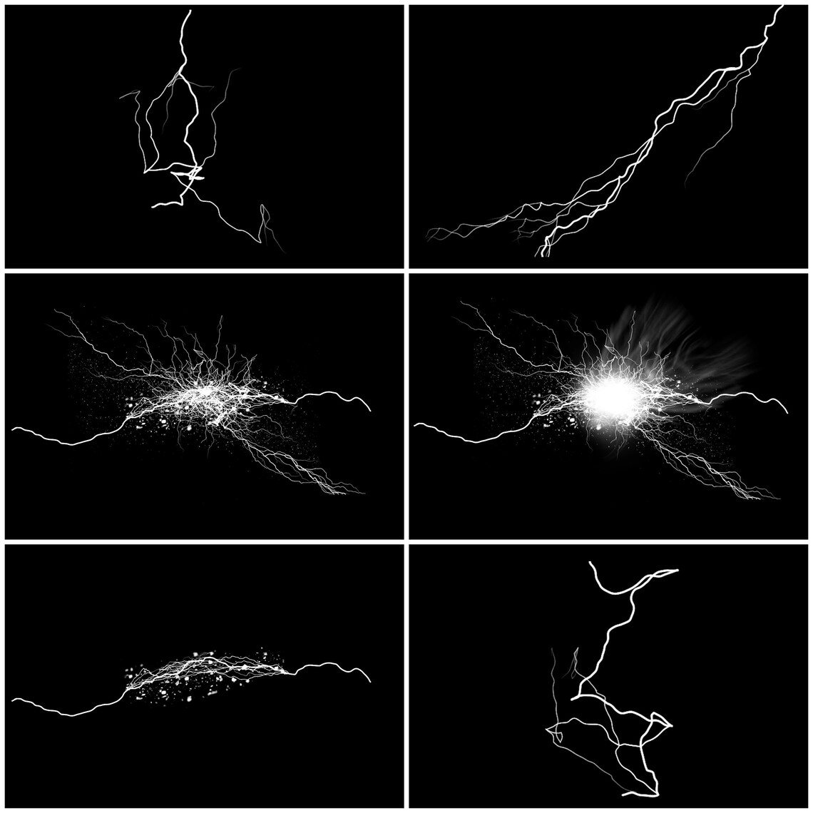 Photoshop Overlays Electric Photo Overlays Package Explosion | Etsy