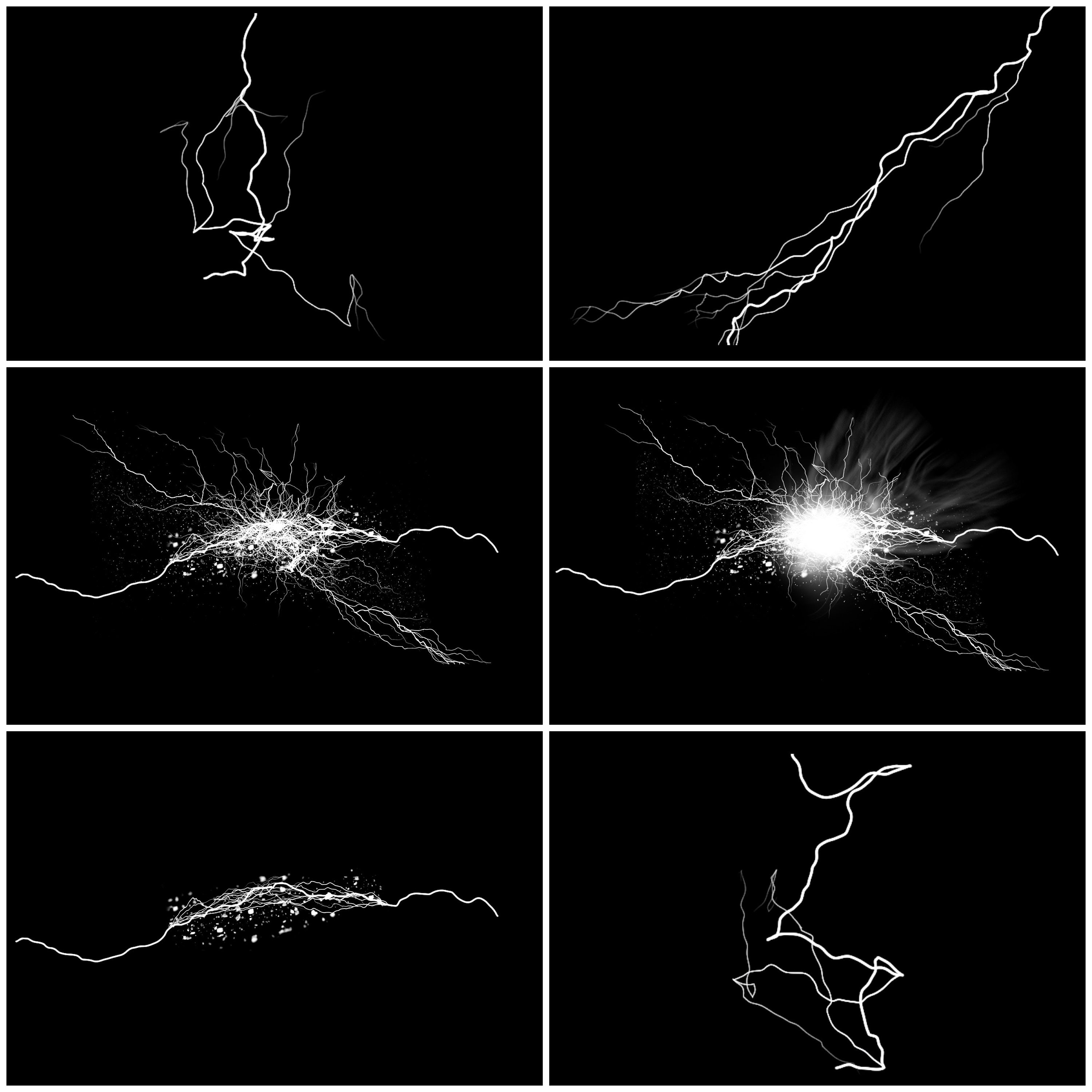 Photoshop Overlays Electric Photo Overlays Package Explosion | Etsy