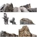 Rock Photoshop Overlays, Photo Overlays Package, Nature Mountain Plants ...