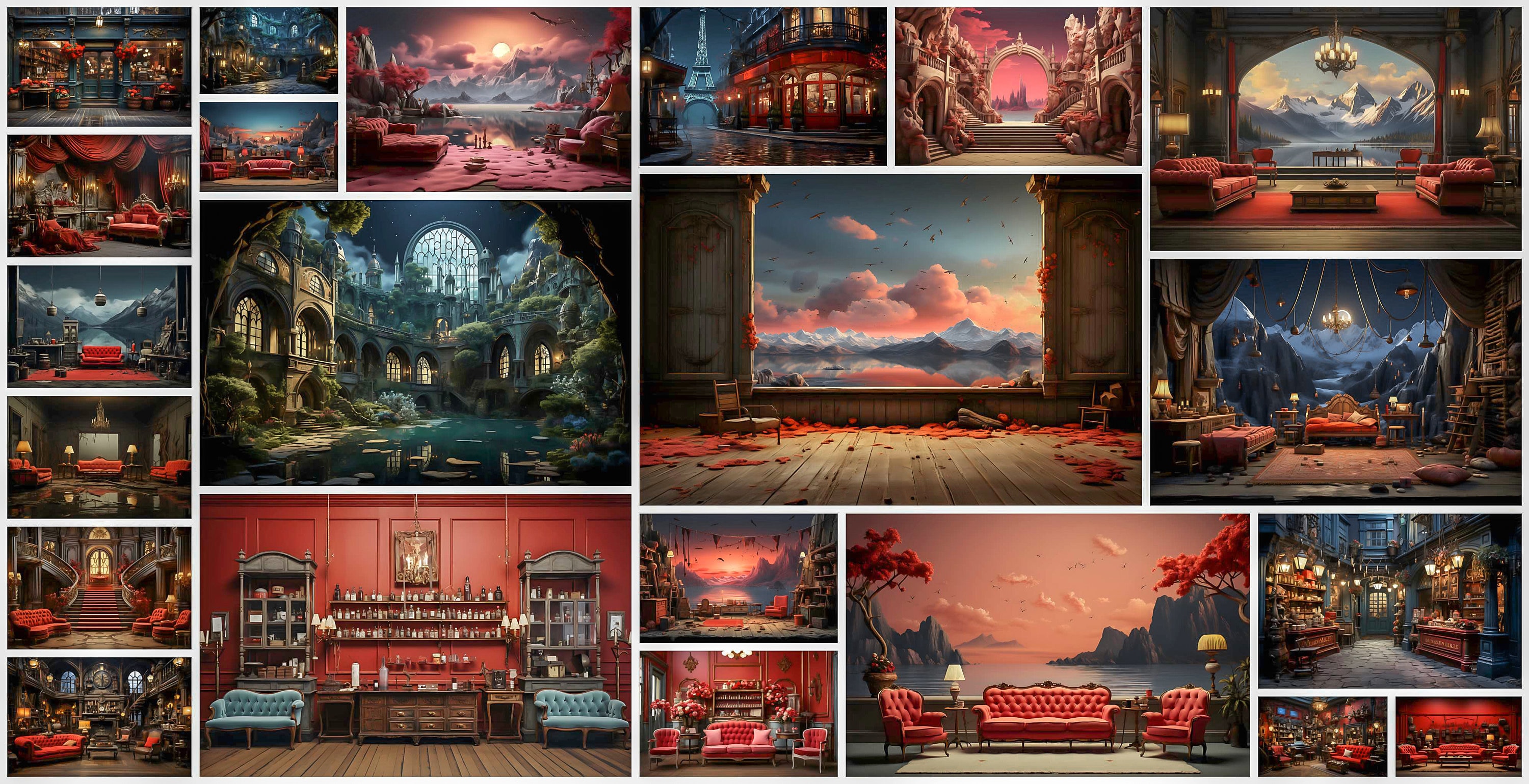 45 Theater Stage Scenery Backgrounds Theater Performances, Interior and ...