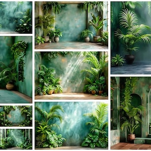 50 Tropical Jungle Backgrounds, Jungle Studio Portrait Backdrops for ...