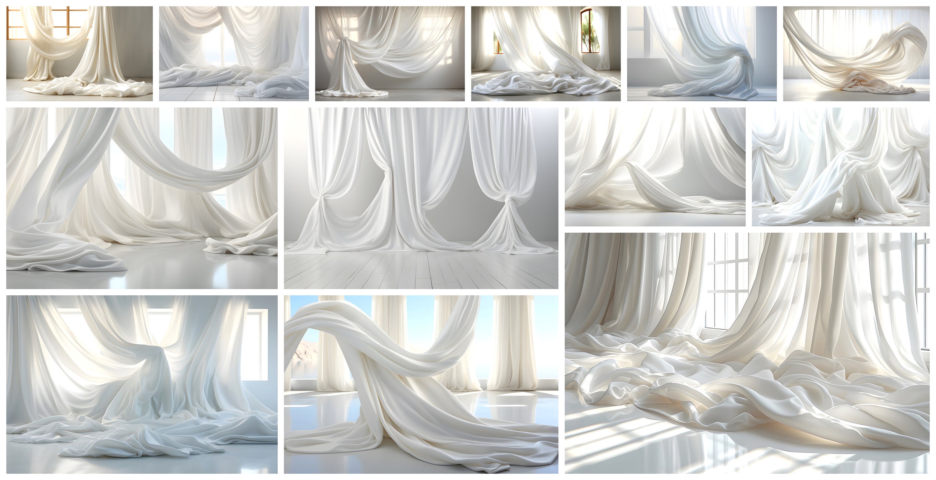 55 Interior Fluttering Curtains Backdrops, White Dreamy Sheer Curtain ...