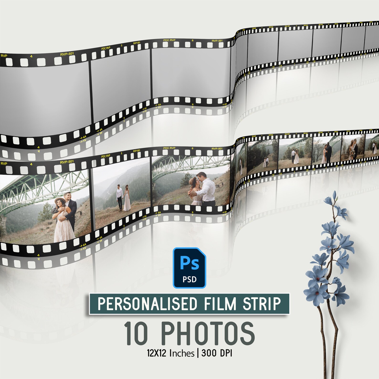 Custom Film Strips Personalised Movie Strip Photo Strip Gift Photo ...