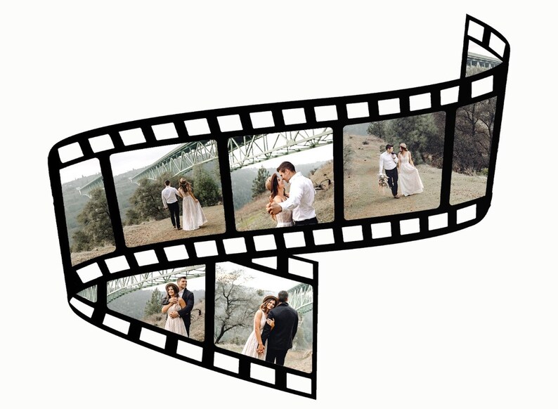 CUSTUM Waving Film Strip Personalised Movie Strip Photo Strip Gift for ...