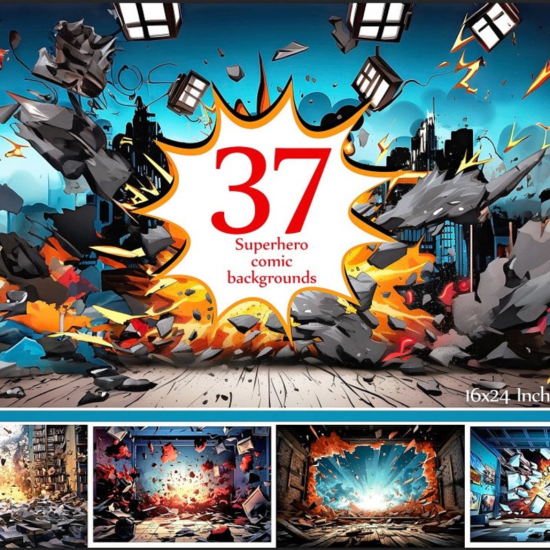 Comic Background Scenes - Etsy
