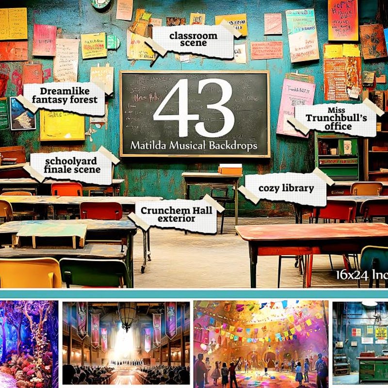 Matilda Movie Home - Etsy