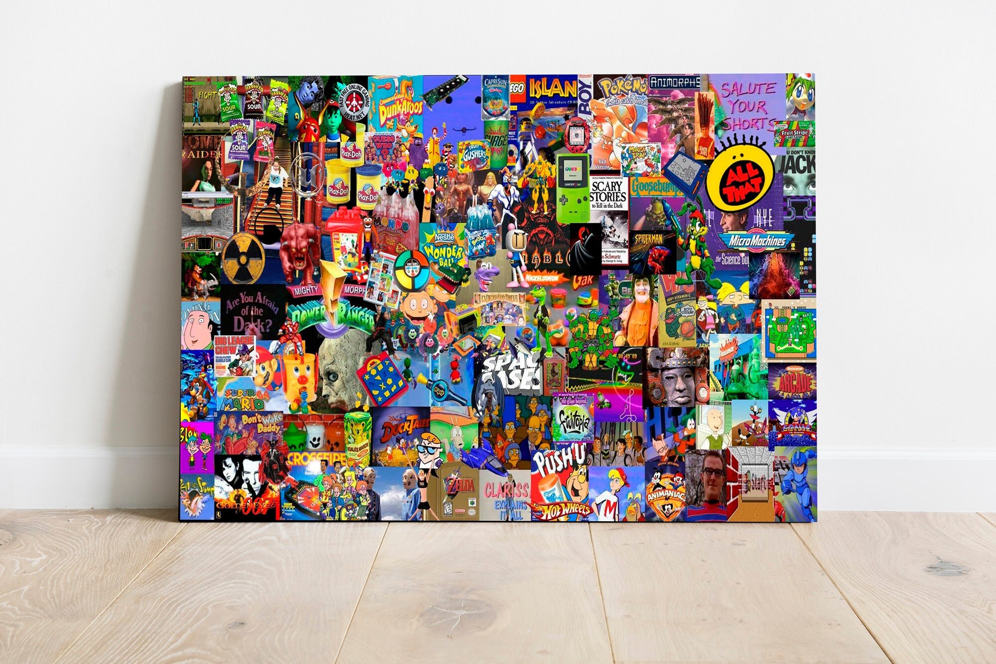 American Pop Culture Collage