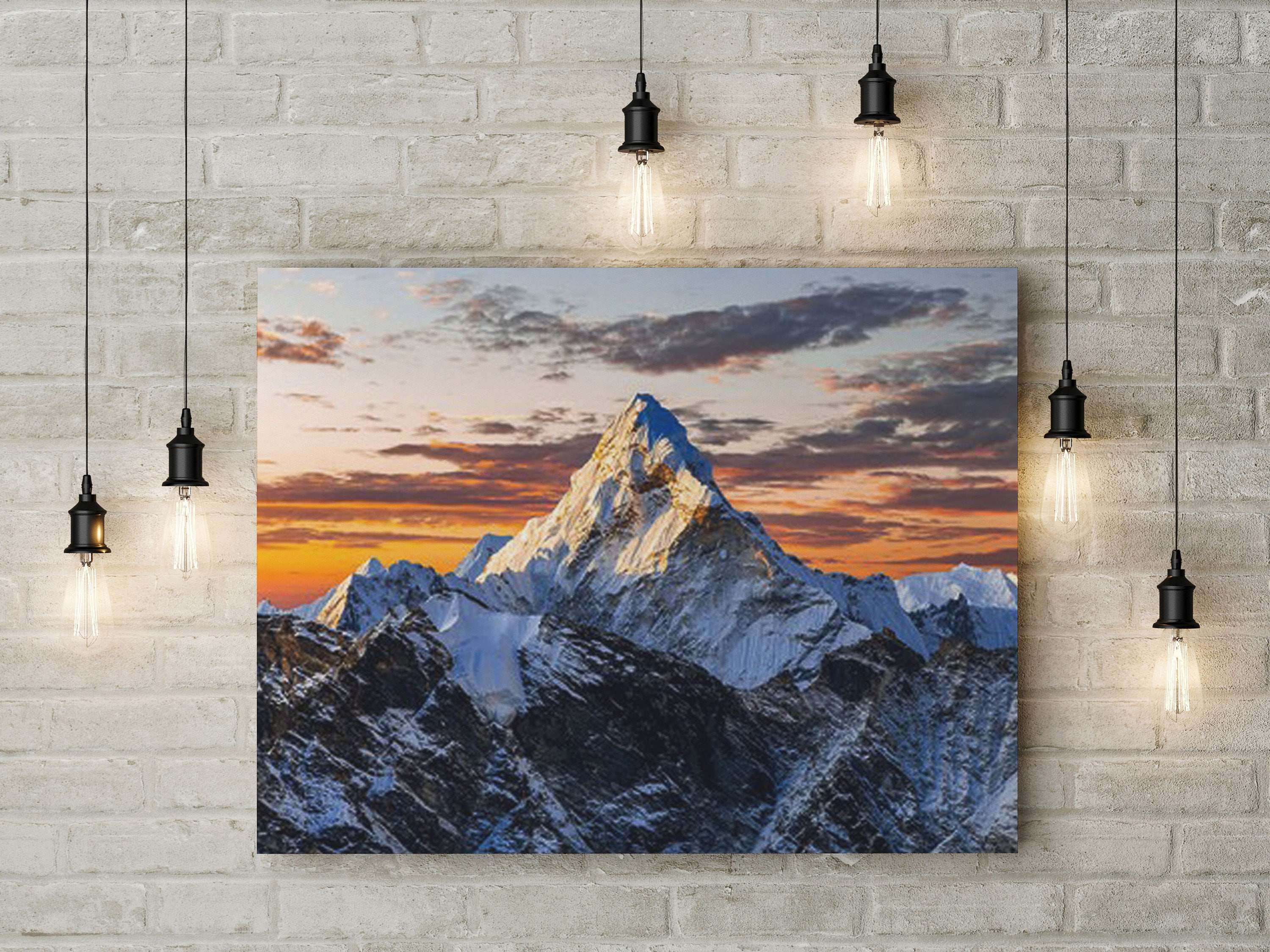 Mount Everest Wall Art Mount Everest Wall Decor Mount Everest - Etsy