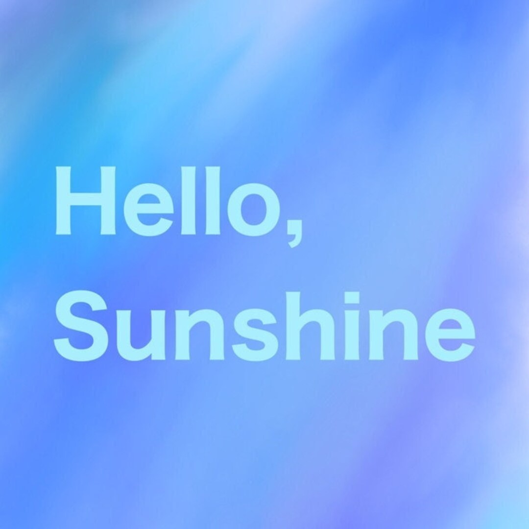 Hello Sunshine Art Print - Etsy