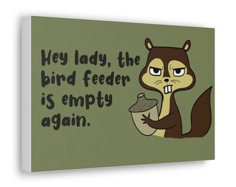 Squirrel Bird Feeder Sign - Etsy