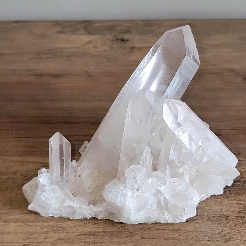 Clear Quartz Cluster - Etsy