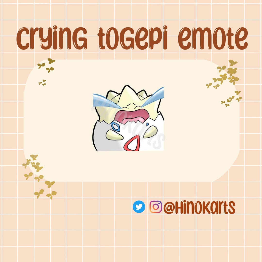 Crying Togepi Emote Twitch/discord - Etsy