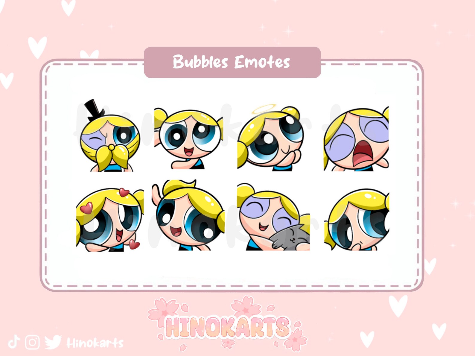 Powerpuff Girls Bubbles Twitch Emote Discord Youtube Bit Sub Twitch ...