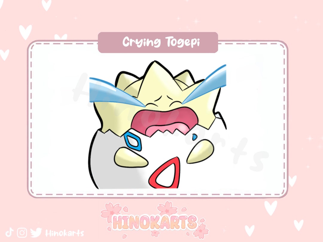 Crying Togepi Emote Twitch Discord Stream Pokémon Youtube BIT SUB ...