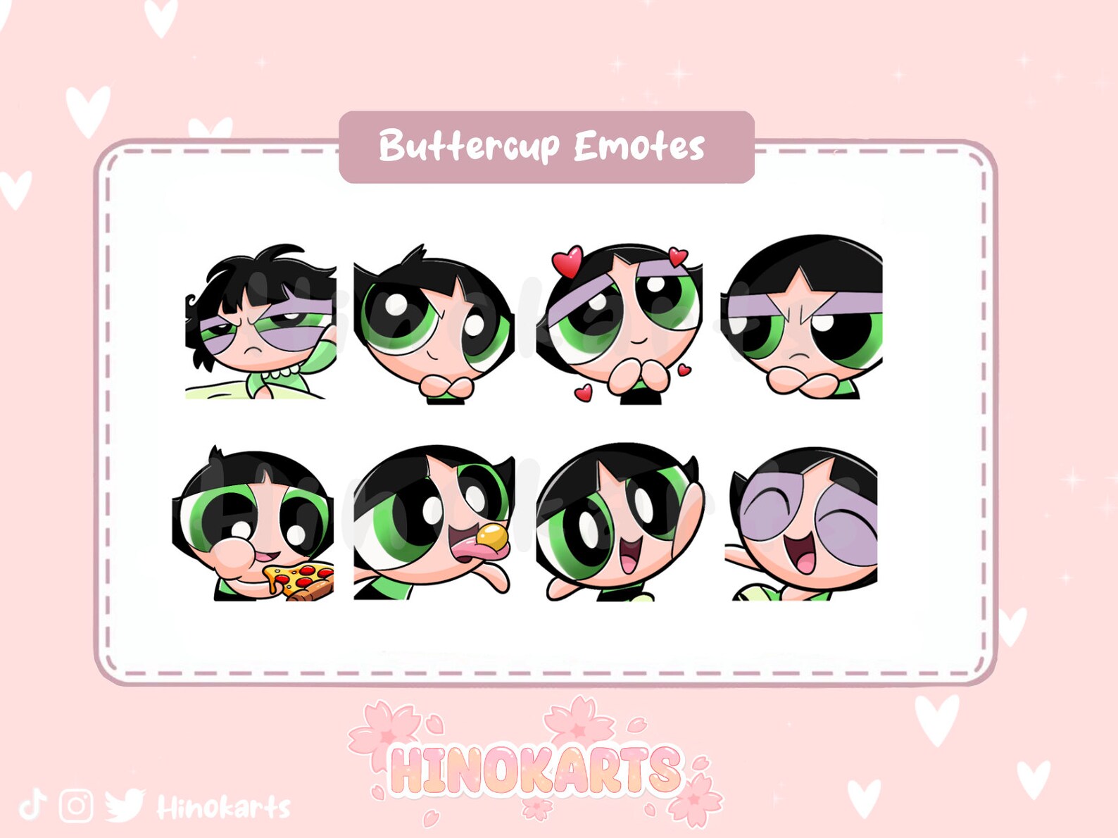 Powerpuff Girls Twitch Emote Butter Cup Twitch Discord Emotes Cute ...