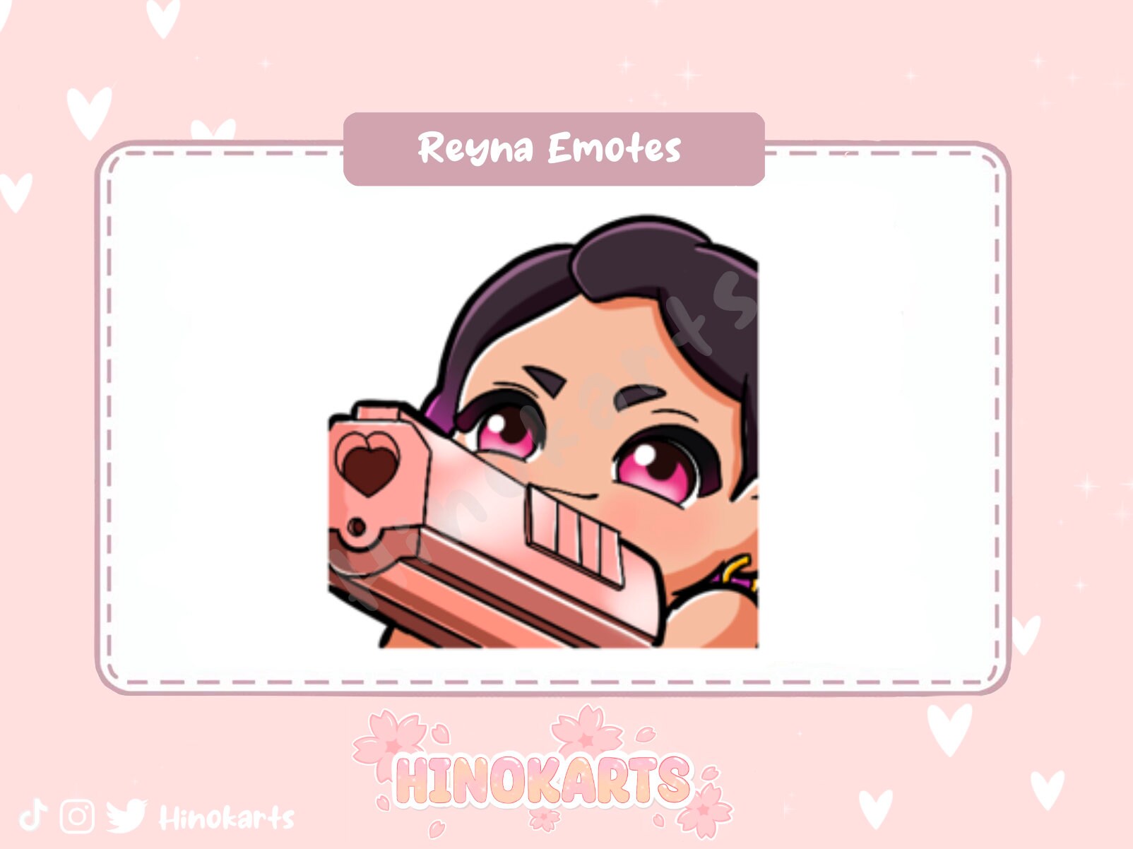 1 Valorant Reyna Twitch Emote Discord Valorant Reyna Emote Bit Sub ...