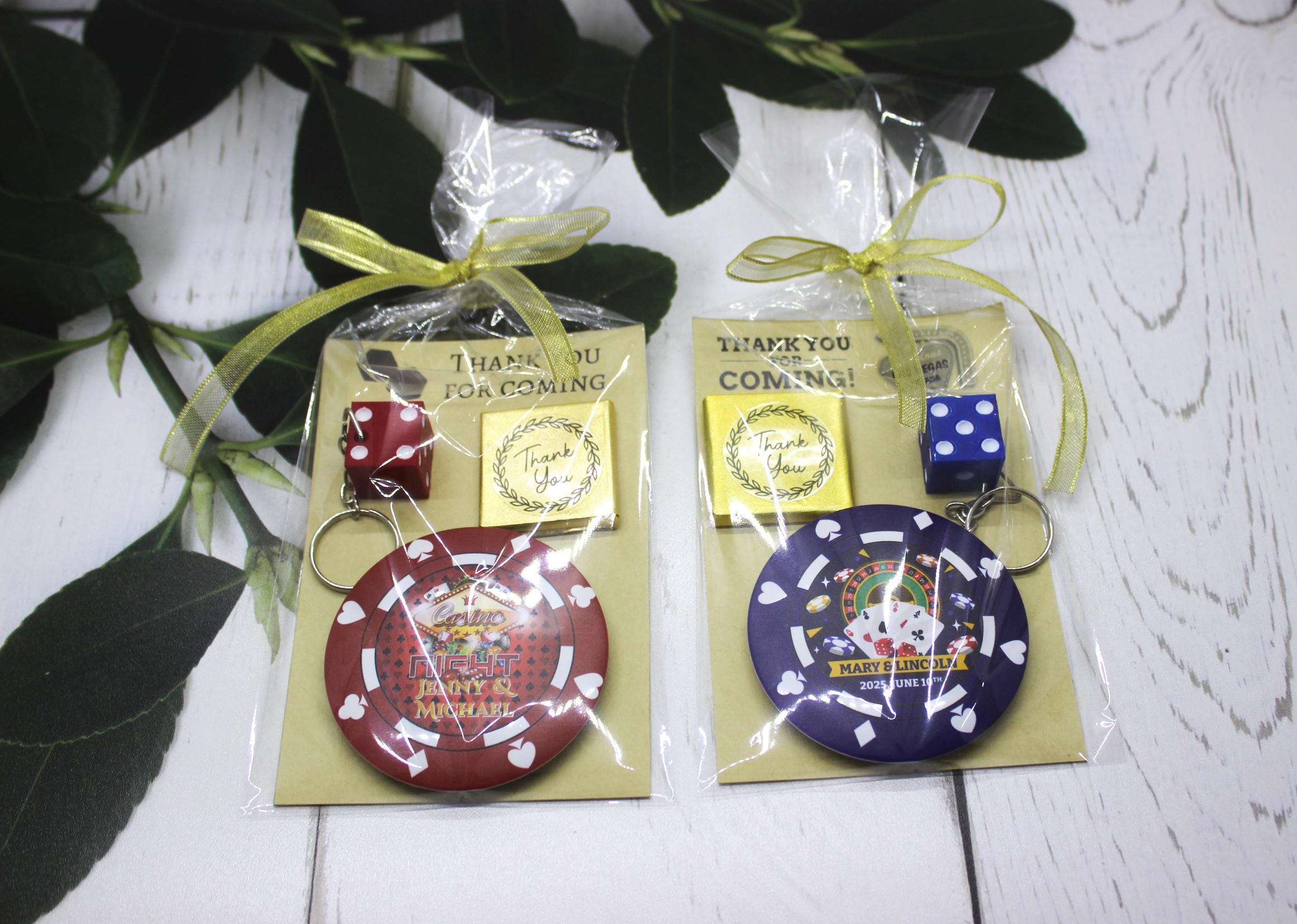 Personalized Las Vegas Casino Wedding Favors - 2.95'' Custom Bottle ...