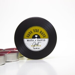 2.95'' Metal Round Bottle Opener Magnet, Retro Vinyl Record Themed ...