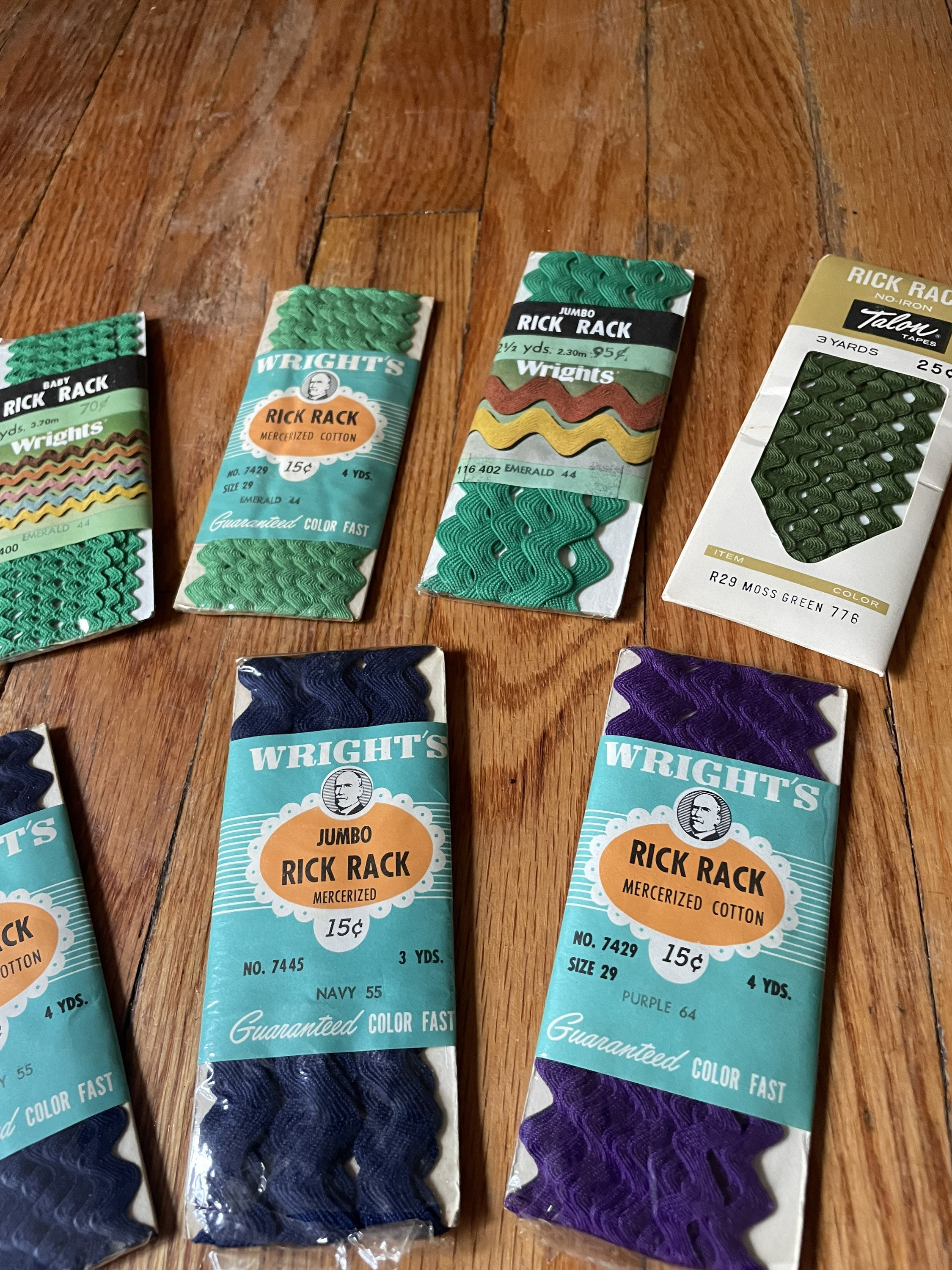 Vintage Rick Rack New in Package Various Colors and Lengths - Etsy