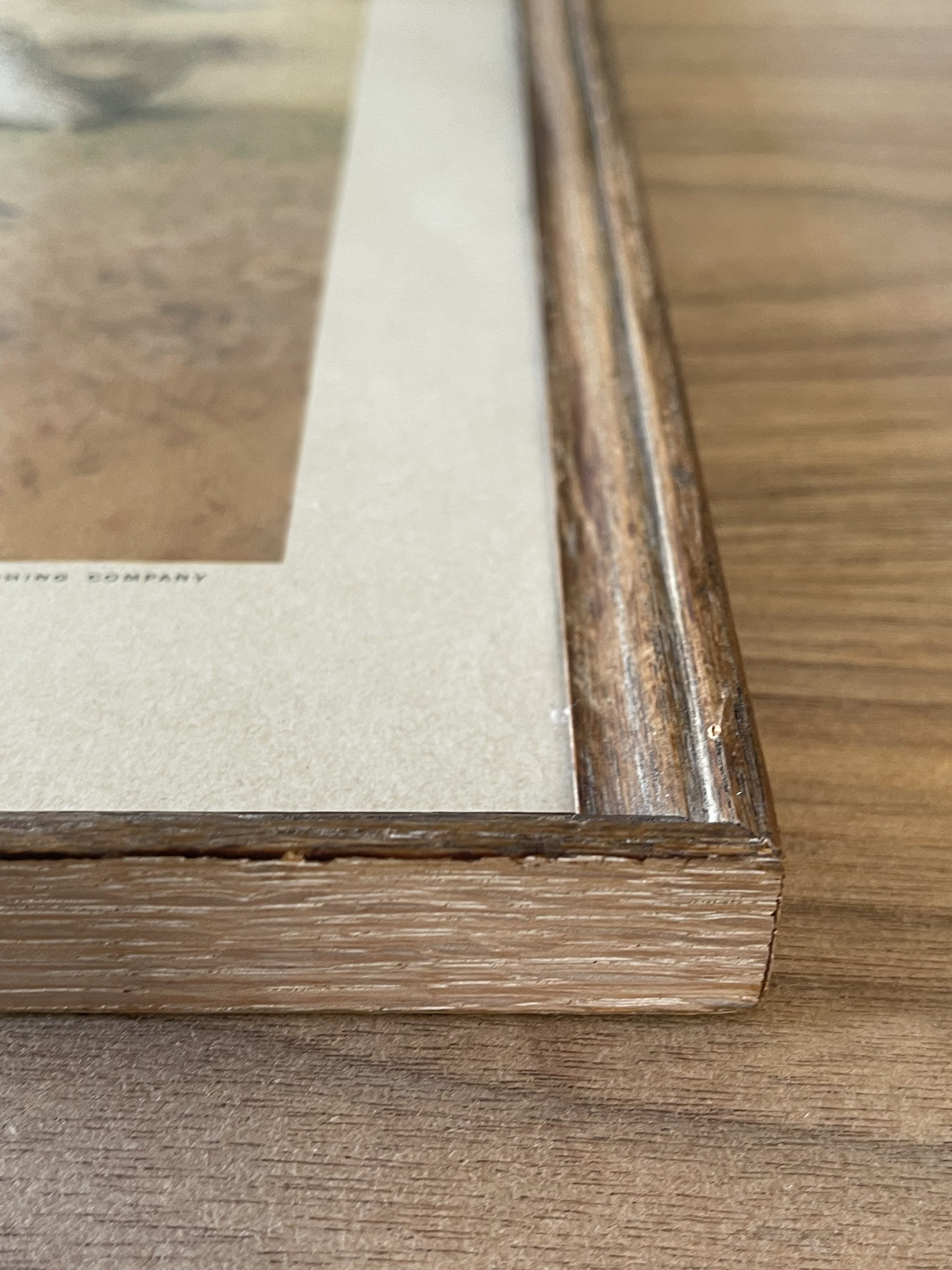 14x17 Vintage Wood Framed Game Birds of America Print by - Etsy