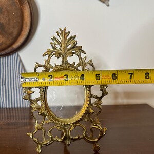 Vintage Ornate Brass Picture Frame, Small Brass Frame, Small Ornate ...