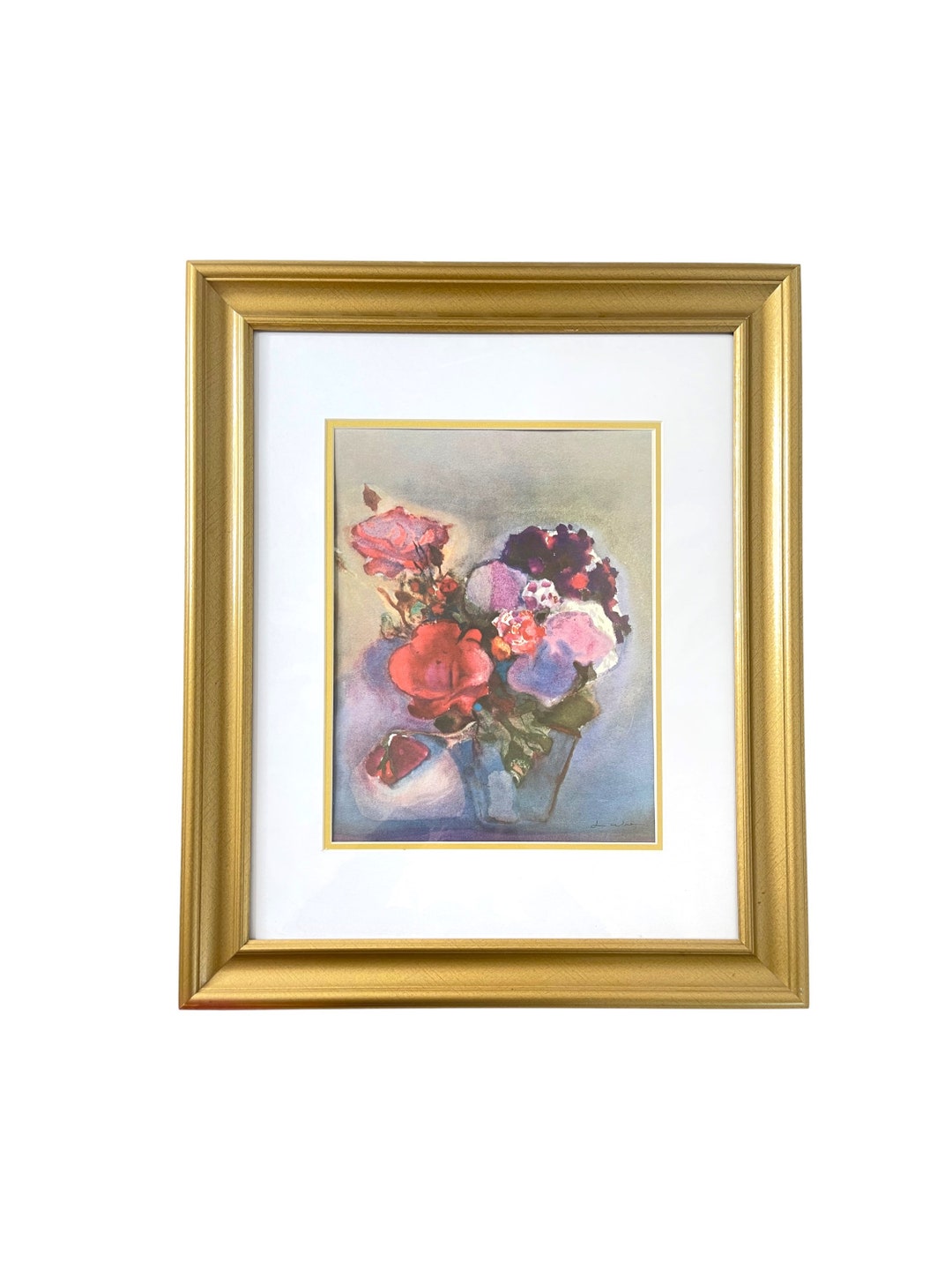 Bouquet of Spring Vintage Lithograph Print by Ian Woodner Original ...