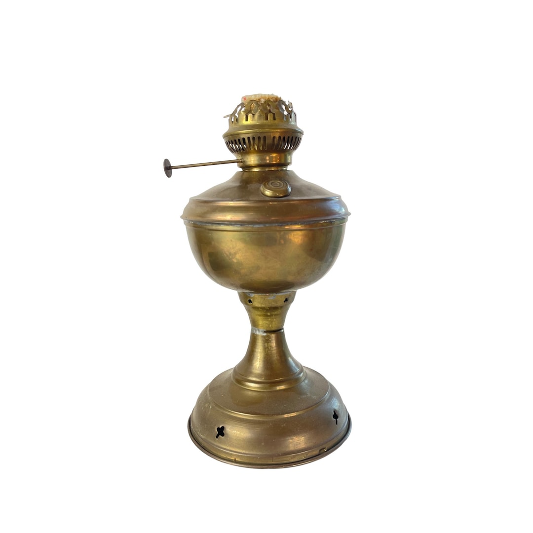 Antique Eagle Kerosene Oil Lamp Base, Brass Copper Oil Table Lamp ...