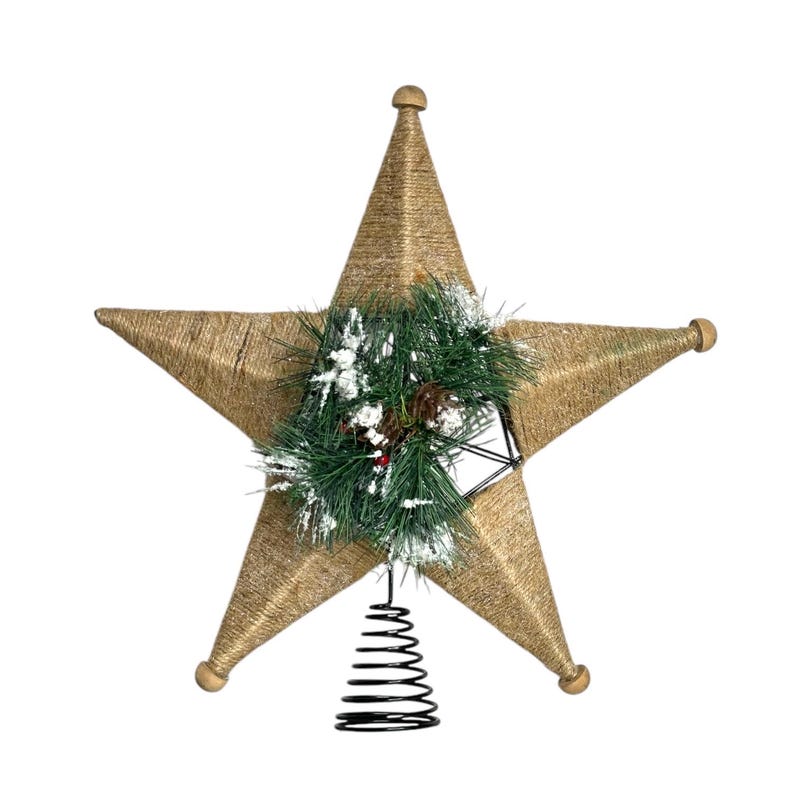 Rustic Tree Topper - Etsy