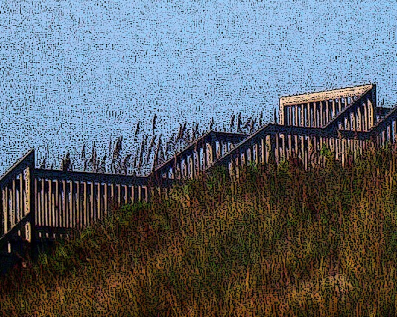 Kitty Hawk - Outer Banks Travel Poster - Kitty Hawk NC OBX - Retro ...