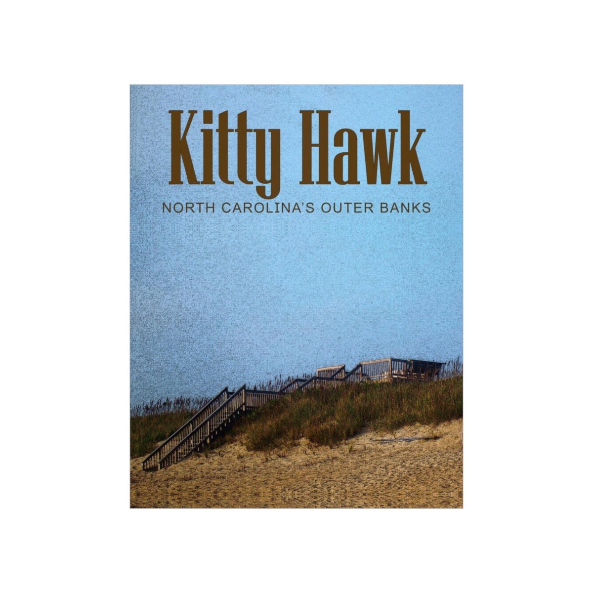 Kitty Hawk - Outer Banks Travel Poster - Kitty Hawk NC OBX - Retro ...