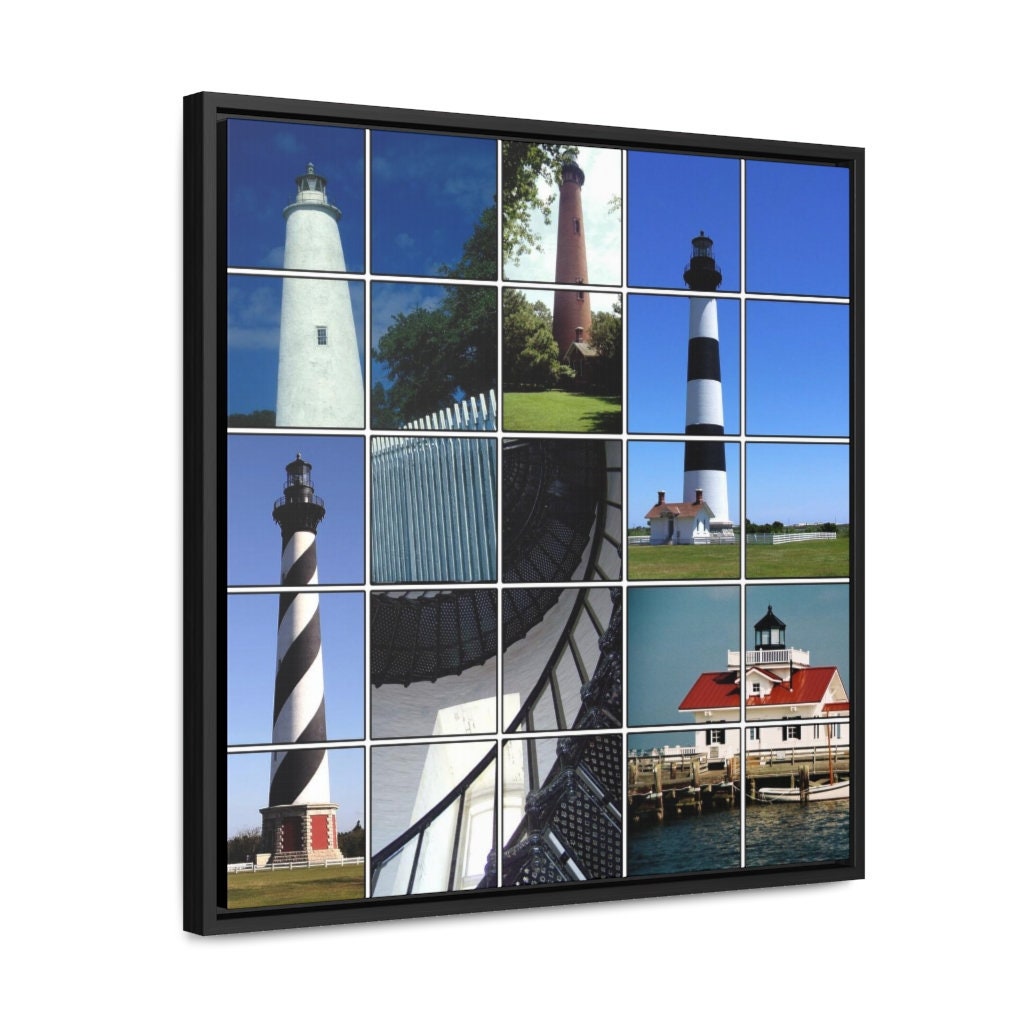 Outer Banks Lighthouses Photography Collage: Cape Hatteras Lighthouse ...