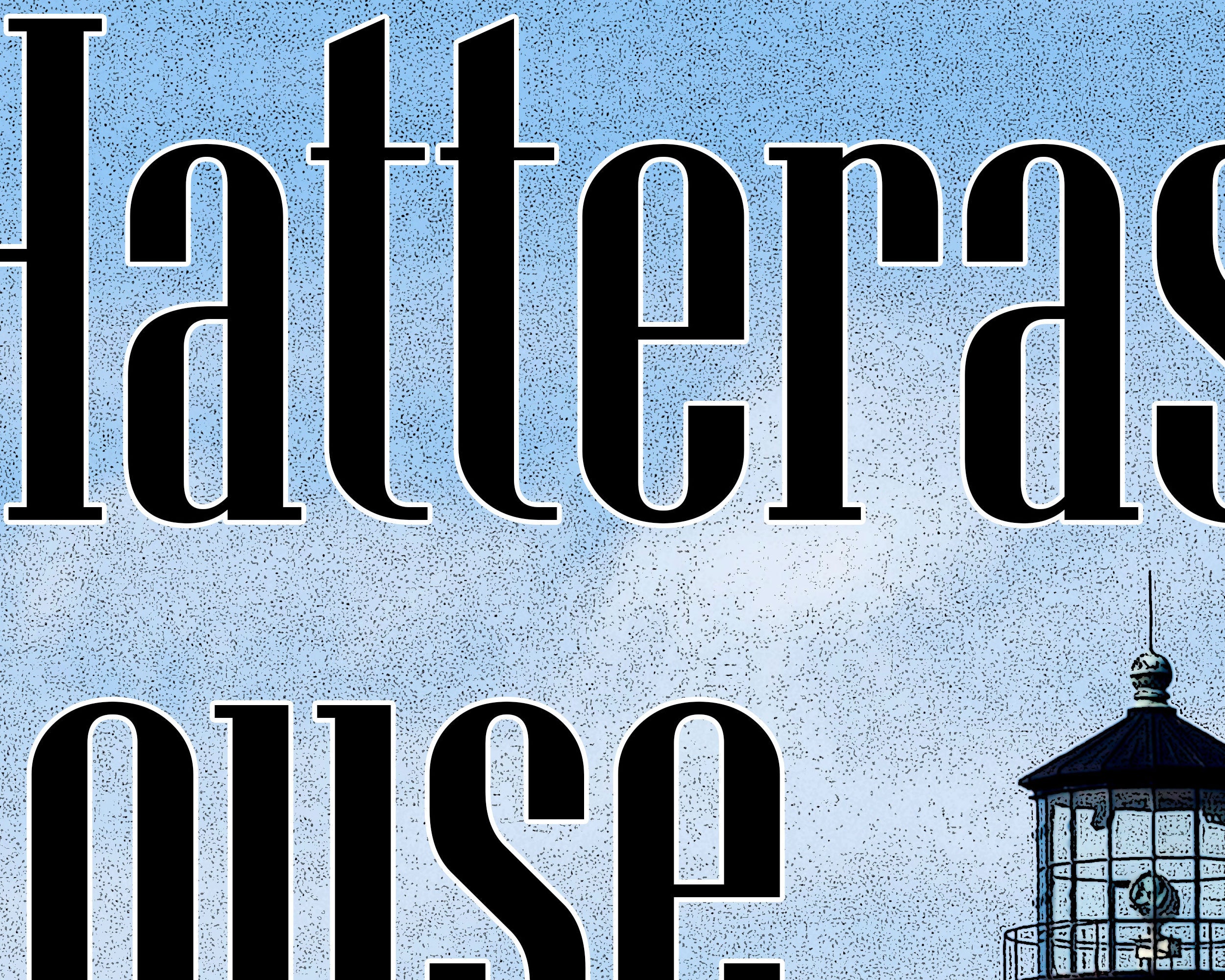 Cape Hatteras Lighthouse - Outer Banks Travel Poster - Hatteras Island ...