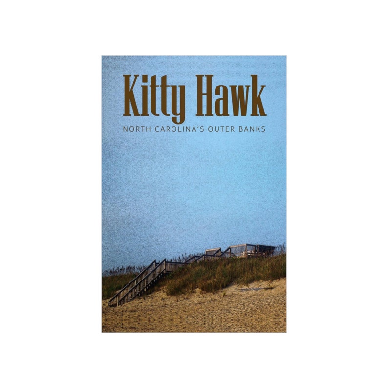 Kitty Hawk - Outer Banks Travel Poster - Kitty Hawk NC OBX - Retro ...
