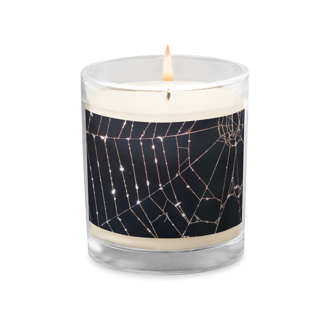 Halloween Spider Web Candle - Etsy