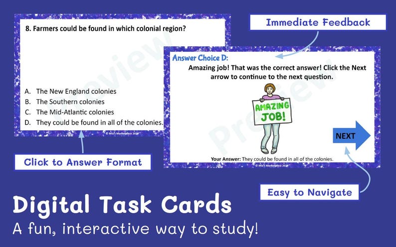 Life in the 13 Colonies - Task Cards, Study Guides, & Editable ...