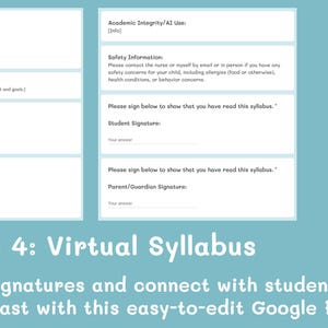 Editable Teacher Syllabus Template for Elementary, Middle, and High ...