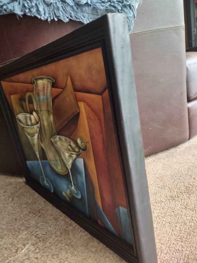 Martini, Gibson, Pitcher on Slanted Table - Etsy