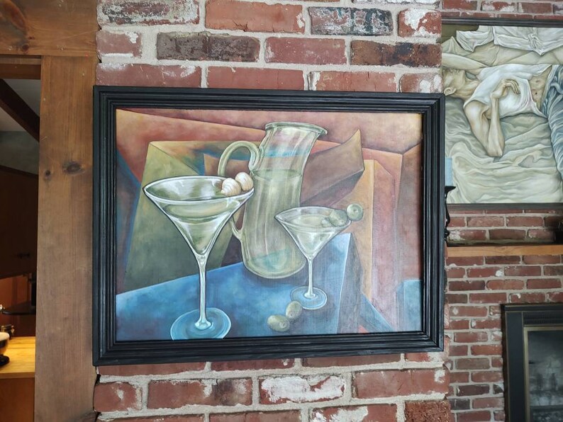 Martini, Gibson, Pitcher on Slanted Table - Etsy